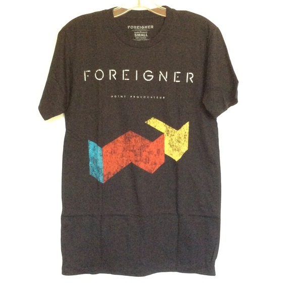 Foreinger | Shirts | Foreigner Agent Provocateur Band Tee Shirt | Poshmark